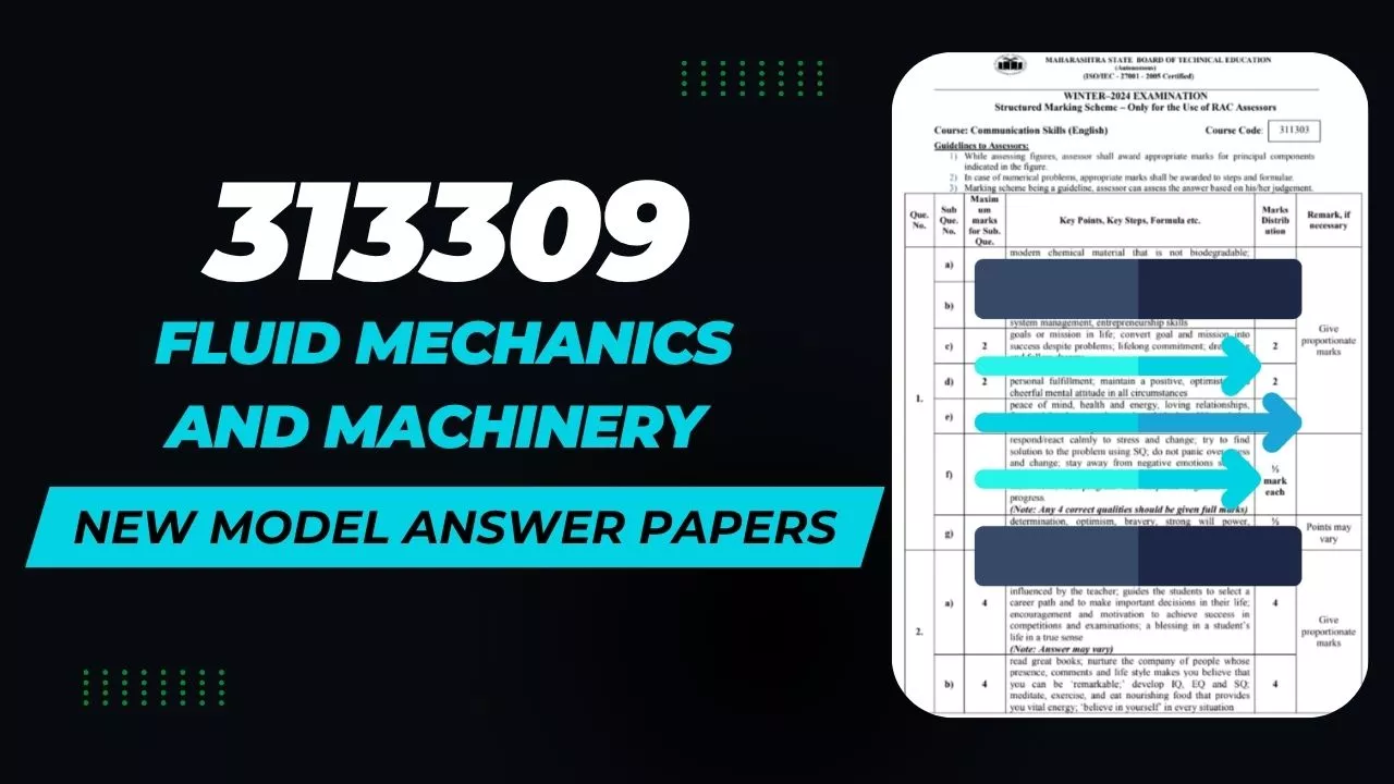 FMM 313309 MSBTE Summer 2025 & Winter 2024 Model Answer Papers | Model ...